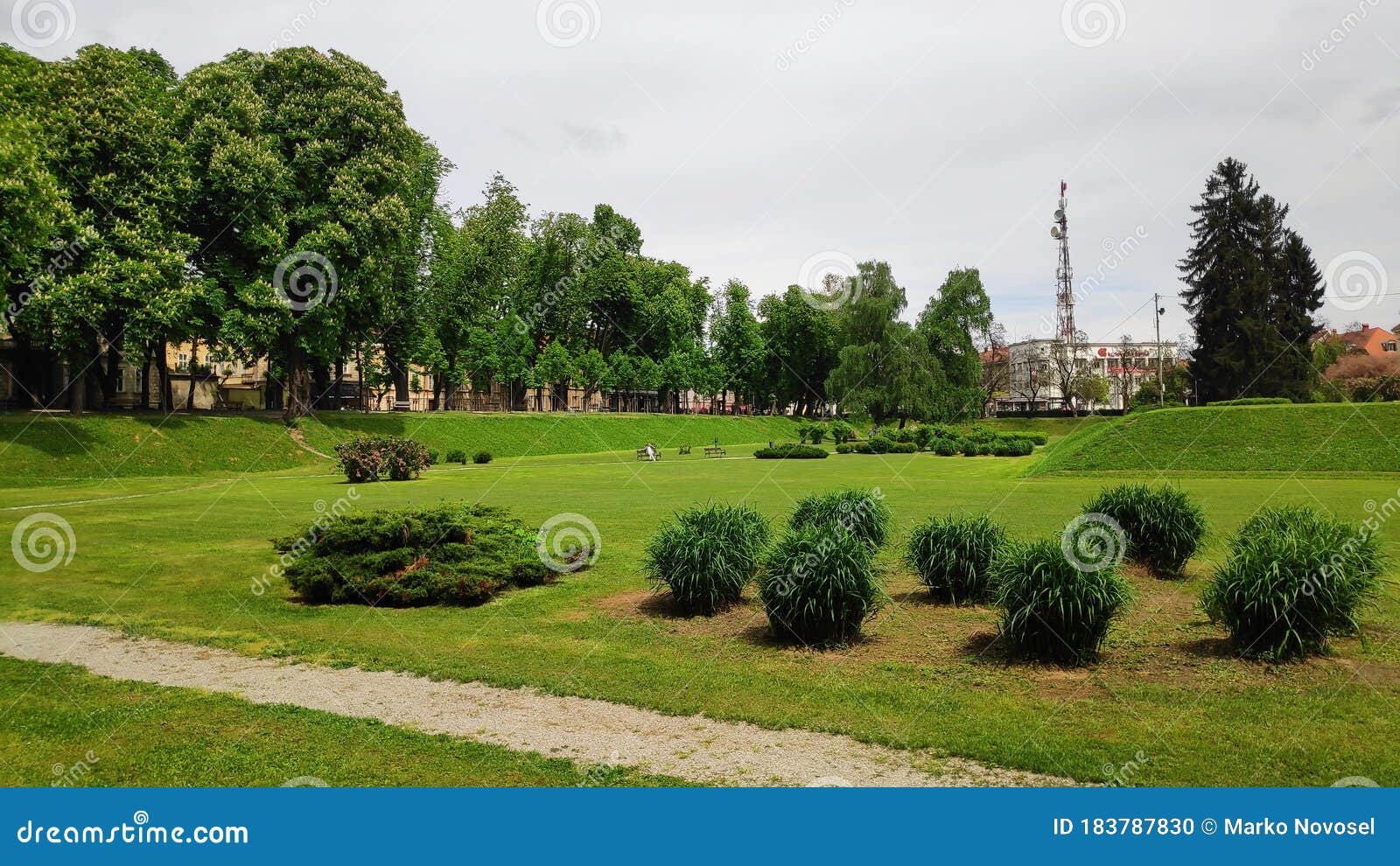 Clean Path in the City Nature Park Stock Photo - Image of nature, clean ...