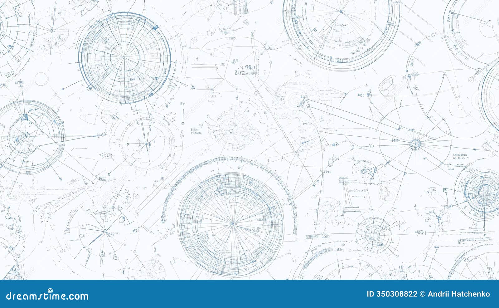 Clean Pattern Inspired by Technical Documentation and Blueprints Stock ...