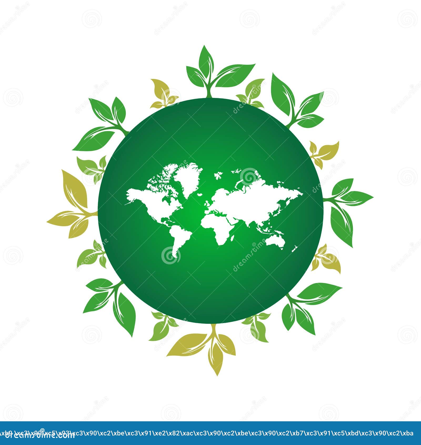 Clean Planet Concept, Ecological Planet, Vector Illustration Stock ...