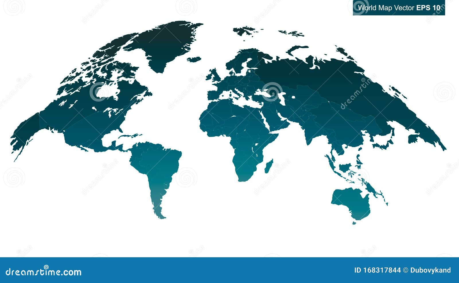 Clean The Planet. 3D Vector World Map | CartoonDealer.com #168317844