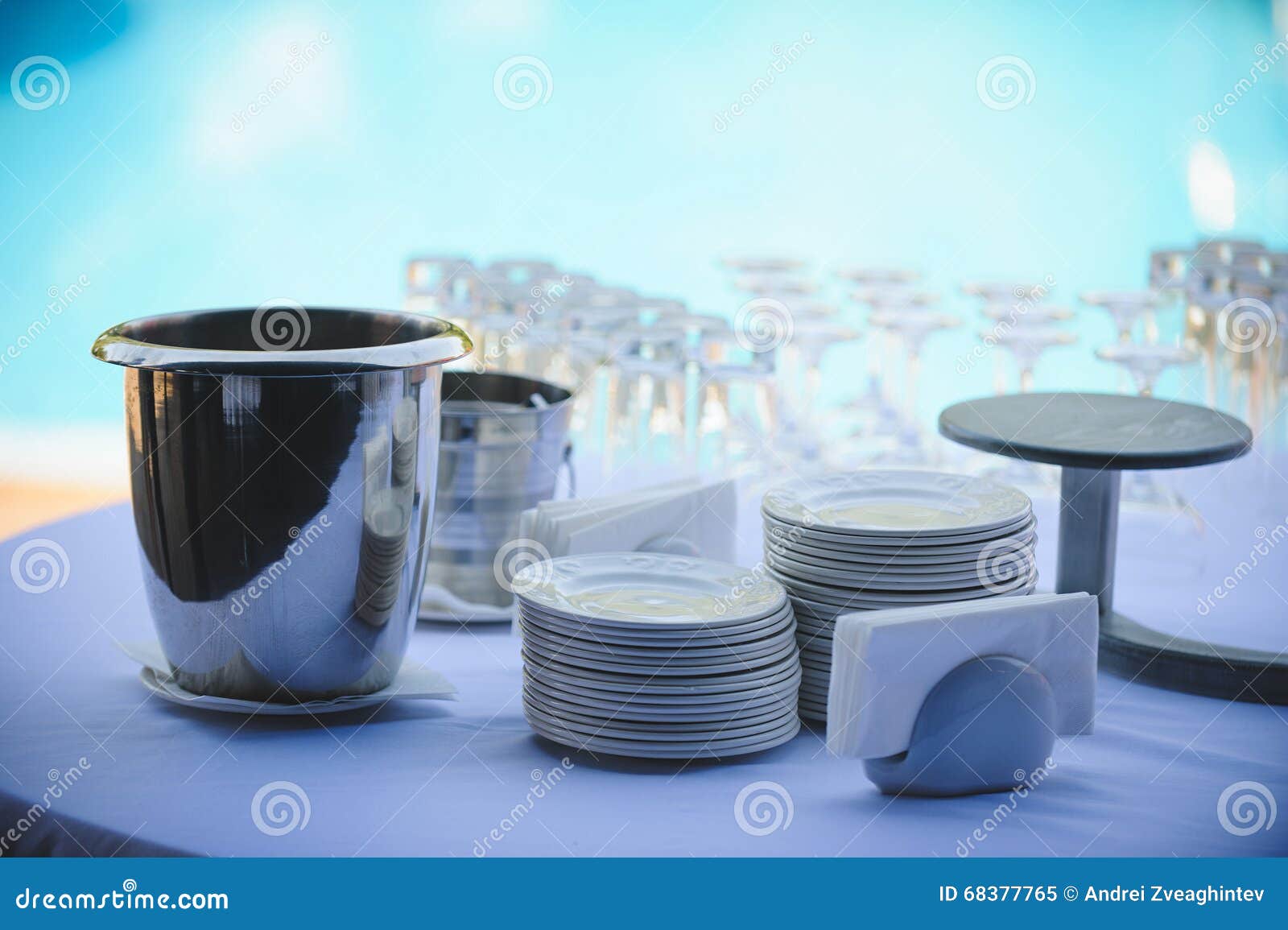 Clean Plates stock image. Image of restaurant, social - 68377765