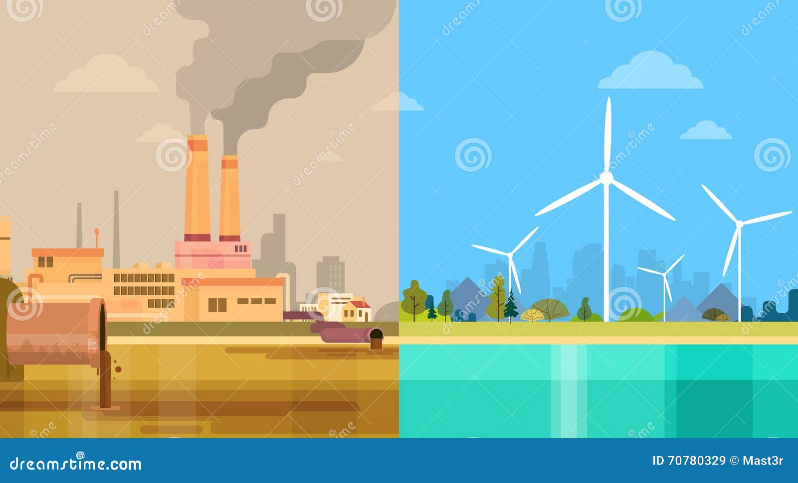 Clean And Polluted Earth Planet Globe Cartoon Vector | CartoonDealer ... Clean And Polluted Earth Planet Globe Cartoon Vector | CartoonDealer ...