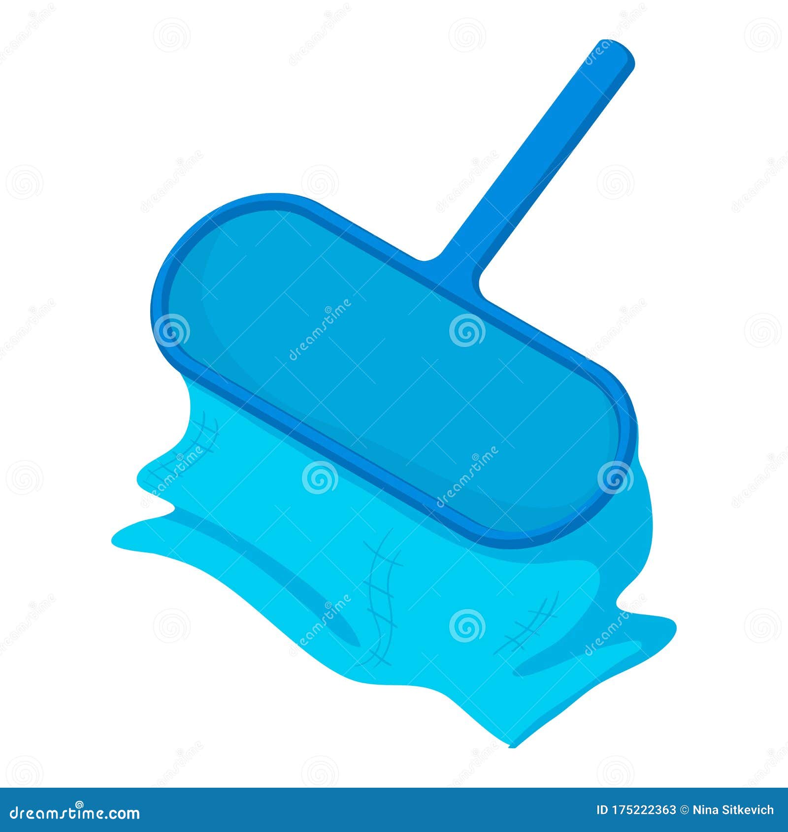 Clean Pool Net Icon, Isometric Style Stock Vector - Illustration of ...