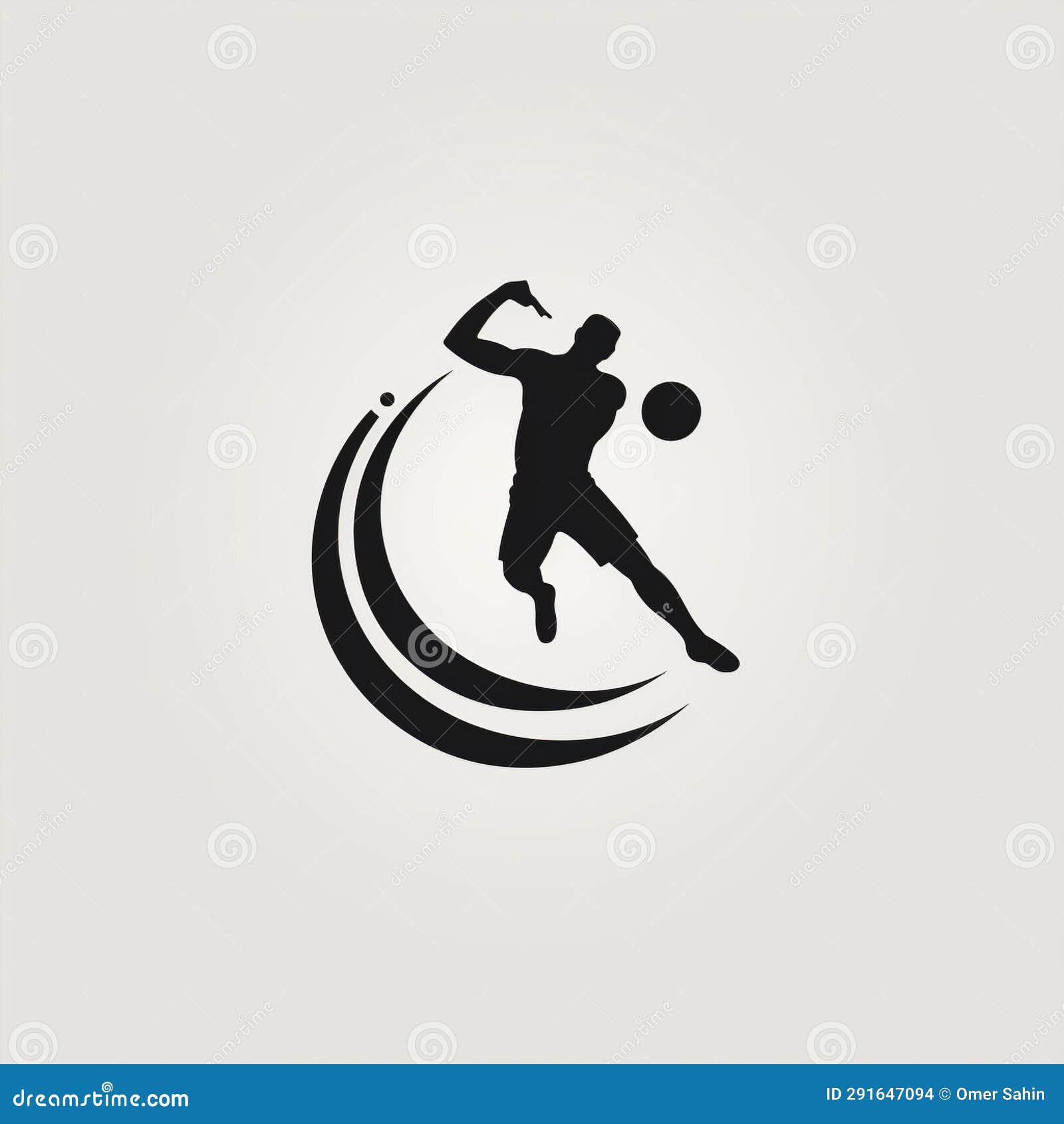 Clean and Precise Logo in Minimalistic Art Style Stock Photo - Image of ...