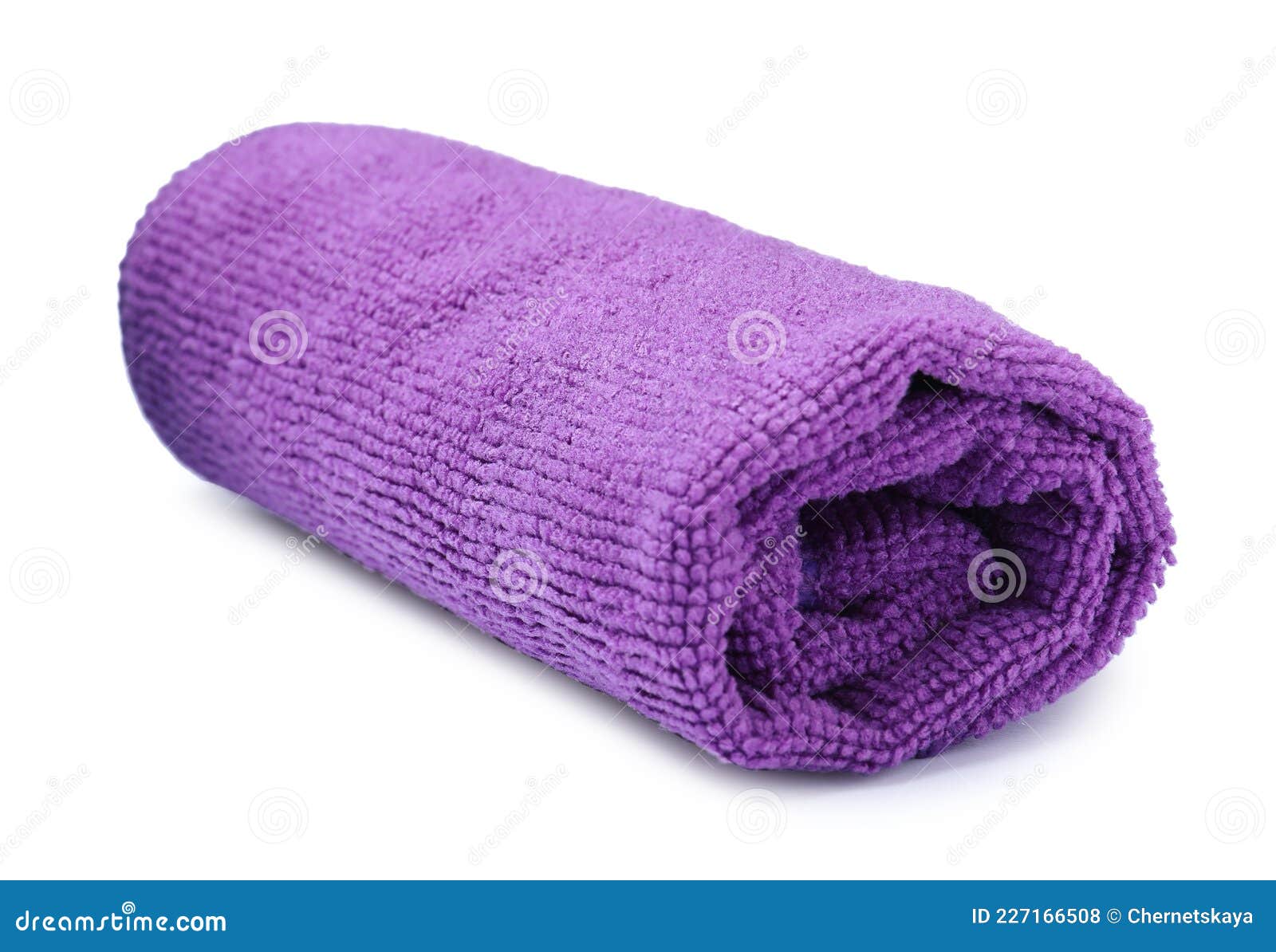 Clean Purple Microfiber Cloth Isolated on White Stock Photo - Image of ...