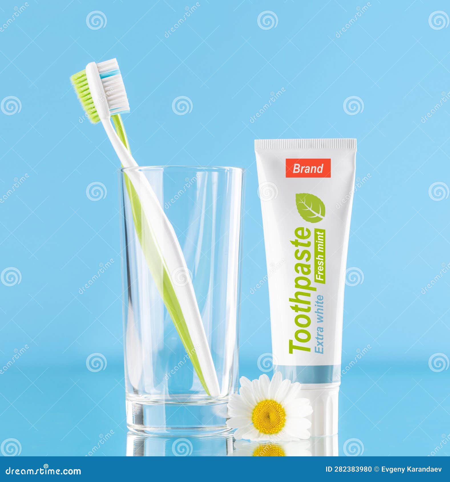 Toothpaste and Toothbrushes Stock Photo - Image of morning, health ...