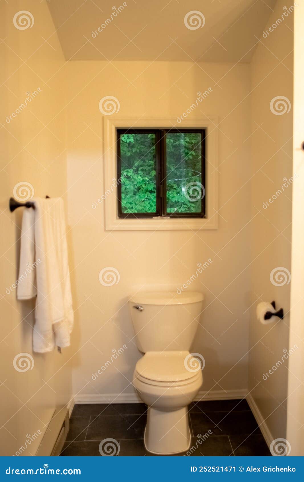 Clean Restroom Inside a House Stock Image - Image of walls, house ...