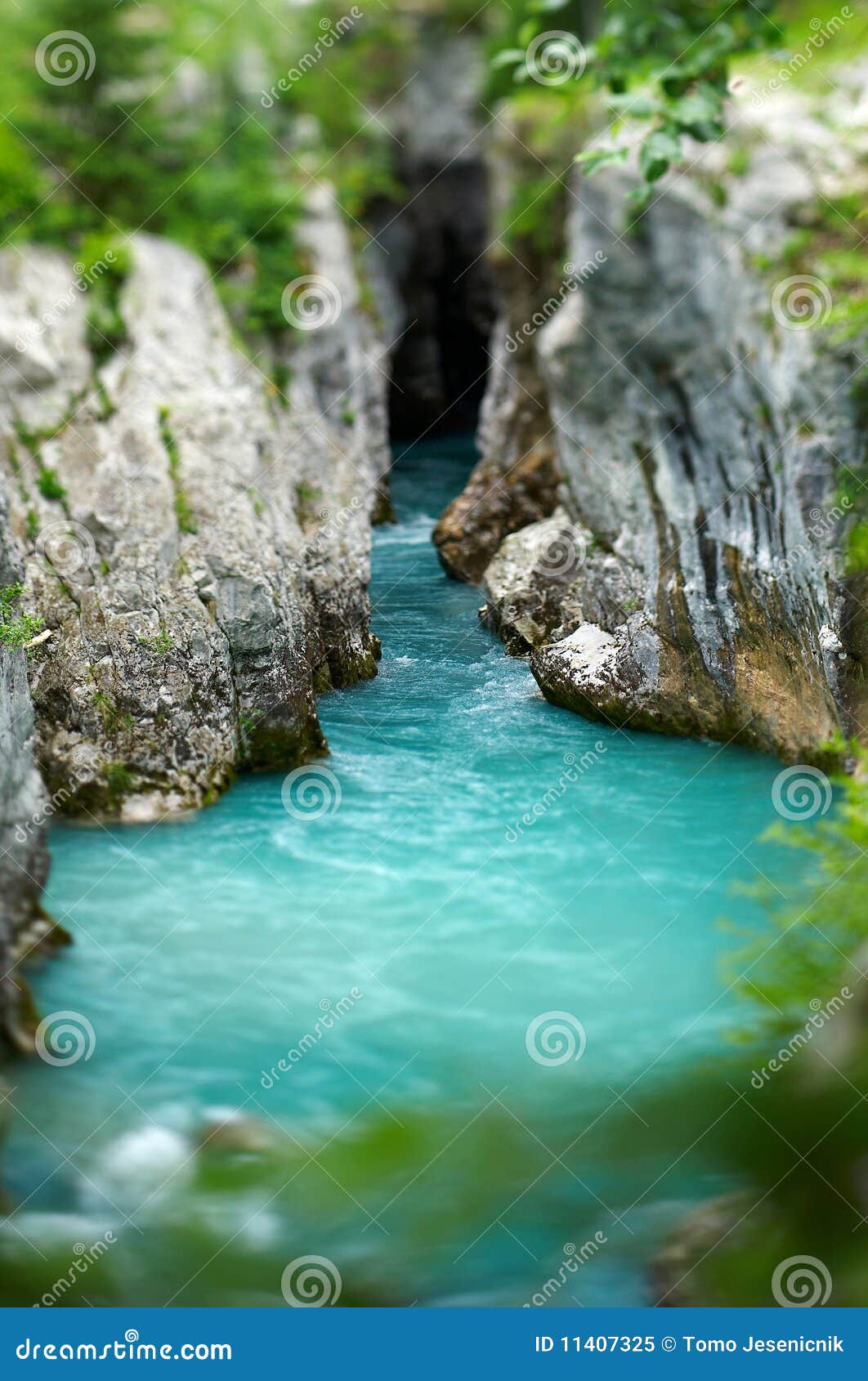 Clean River Formed By Melting Snow And Ice, Argentina Royalty-Free ...
