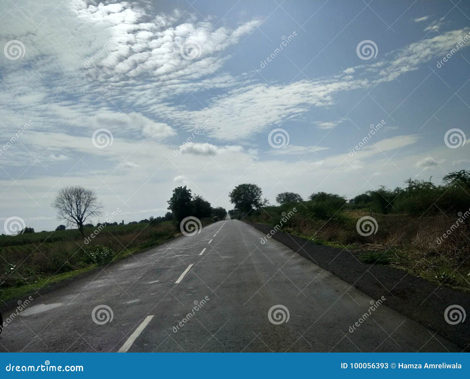 Clean Road stock image. Image of speed, clear, empty - 100056393