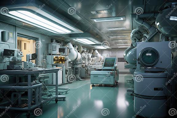 Clean Room Environment for Assembling Lens Components Stock ...