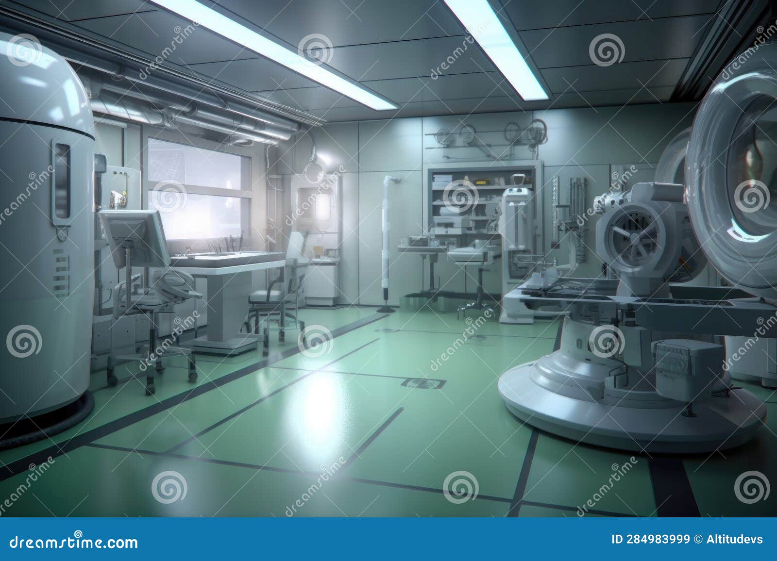 Clean Room Environment for Assembling Lens Components Stock ...