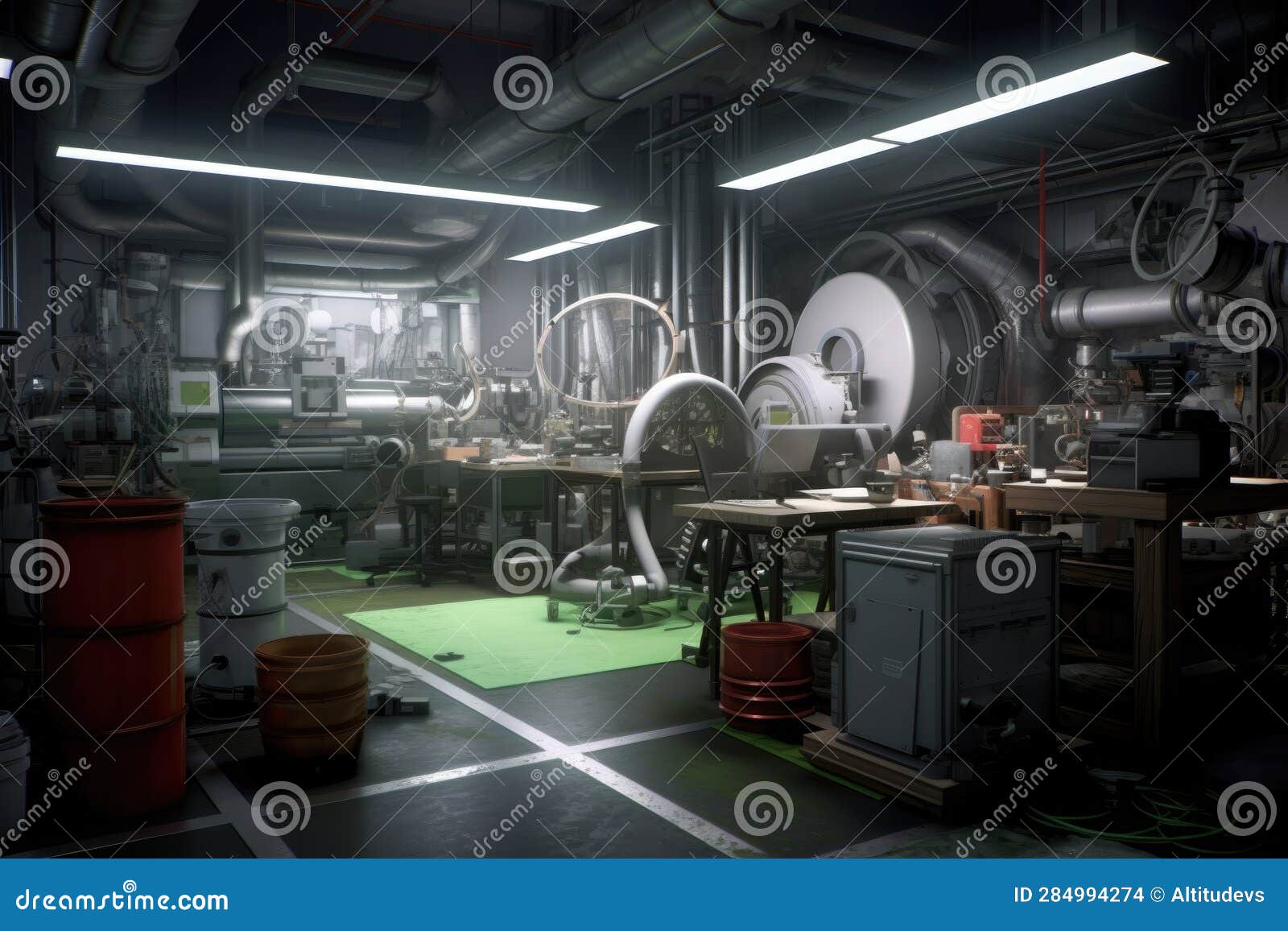 Clean Room Environment for Assembling Lens Components Stock ...