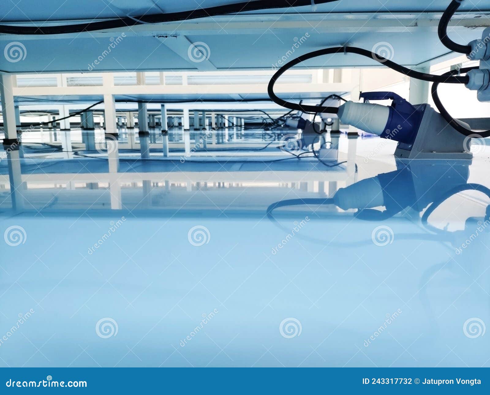 Clean Room, Epoxy Floor in Laboratory Stock Photo - Image of industry ...