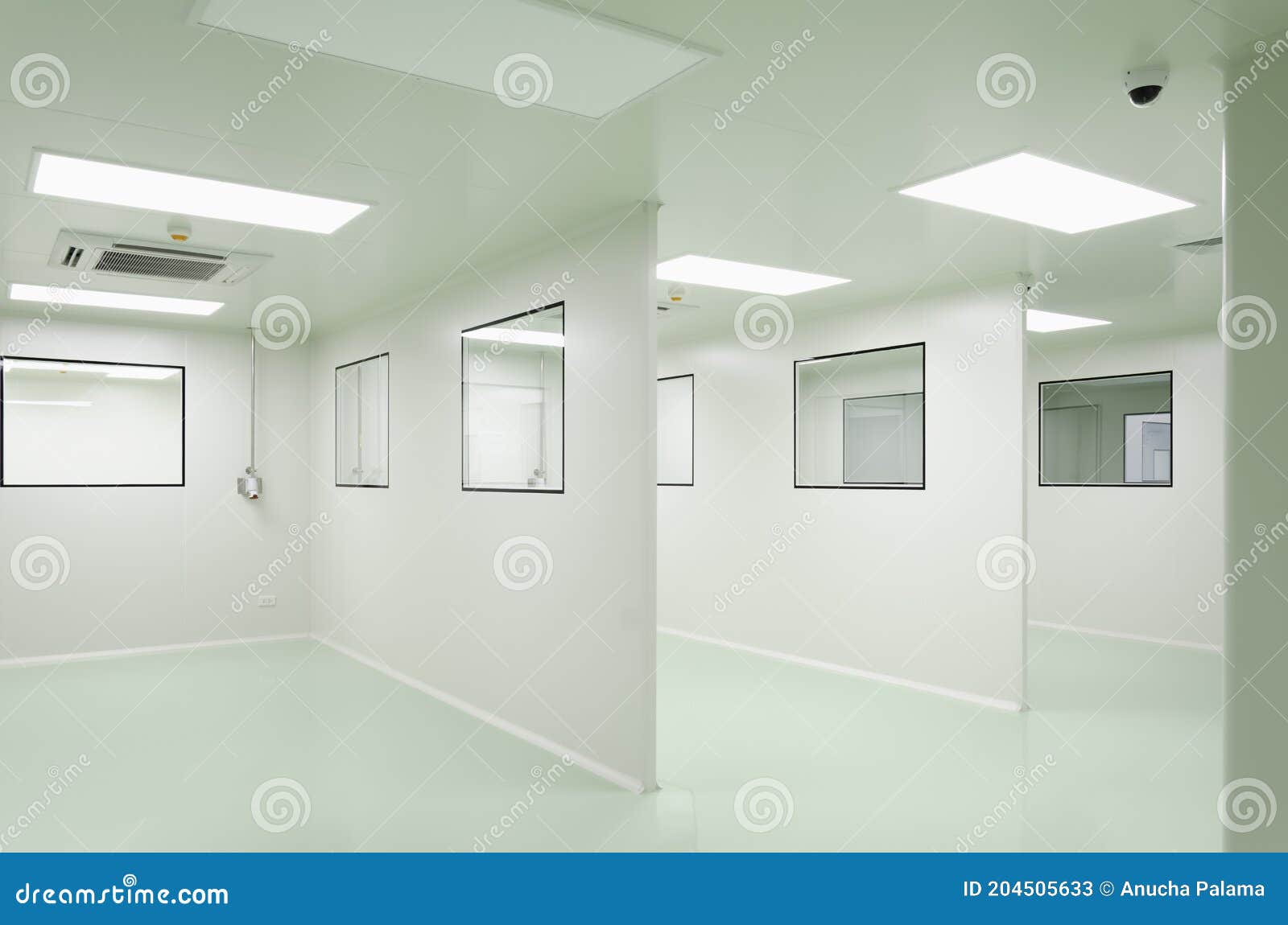 Clean Room, Epoxy Floor , Sandwich Panel Stock Image - Image of ...