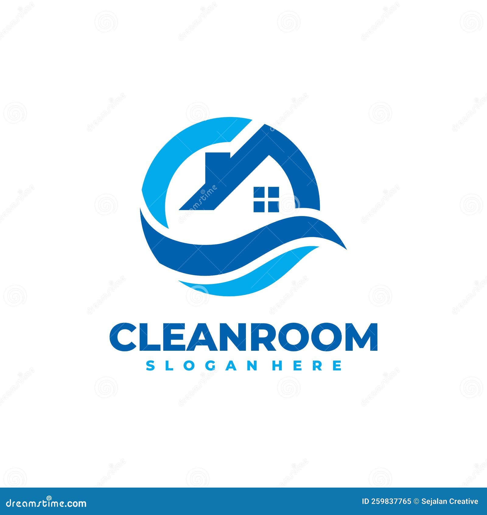 Clean room logo vector stock vector. Illustration of home - 259837765