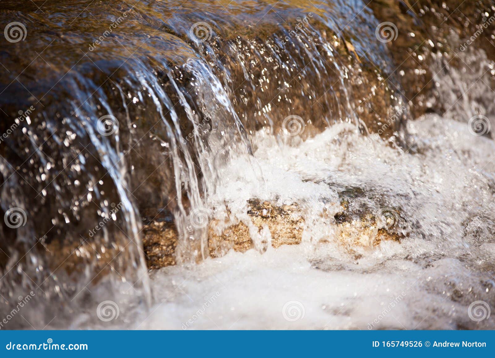 Clear running water stock photo. Image of flowing, environment - 165749526