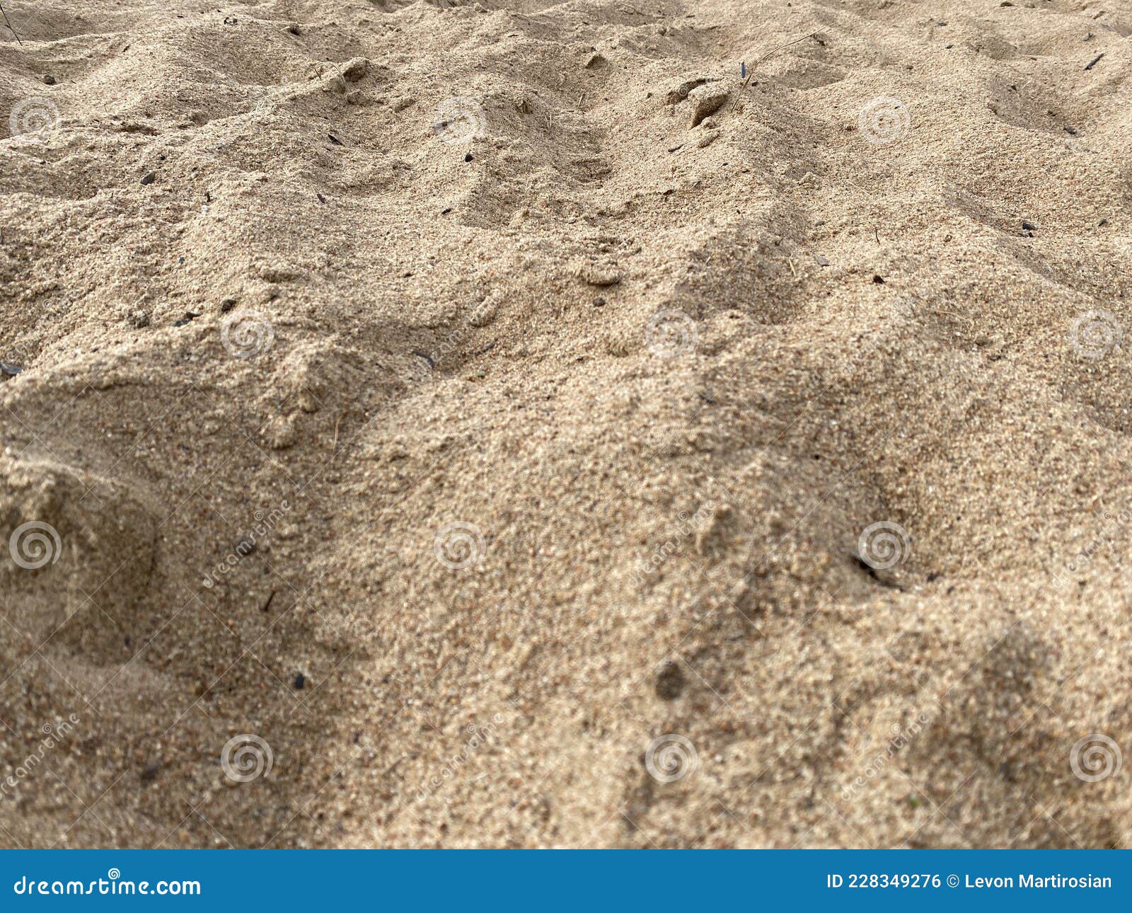 Clean Sand on the Beach in Summer. Stock Photo - Image of shiny, flow ...
