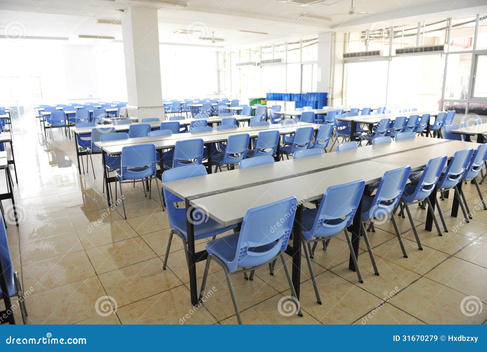 Clean school cafeteria stock image. Image of education - 31670279