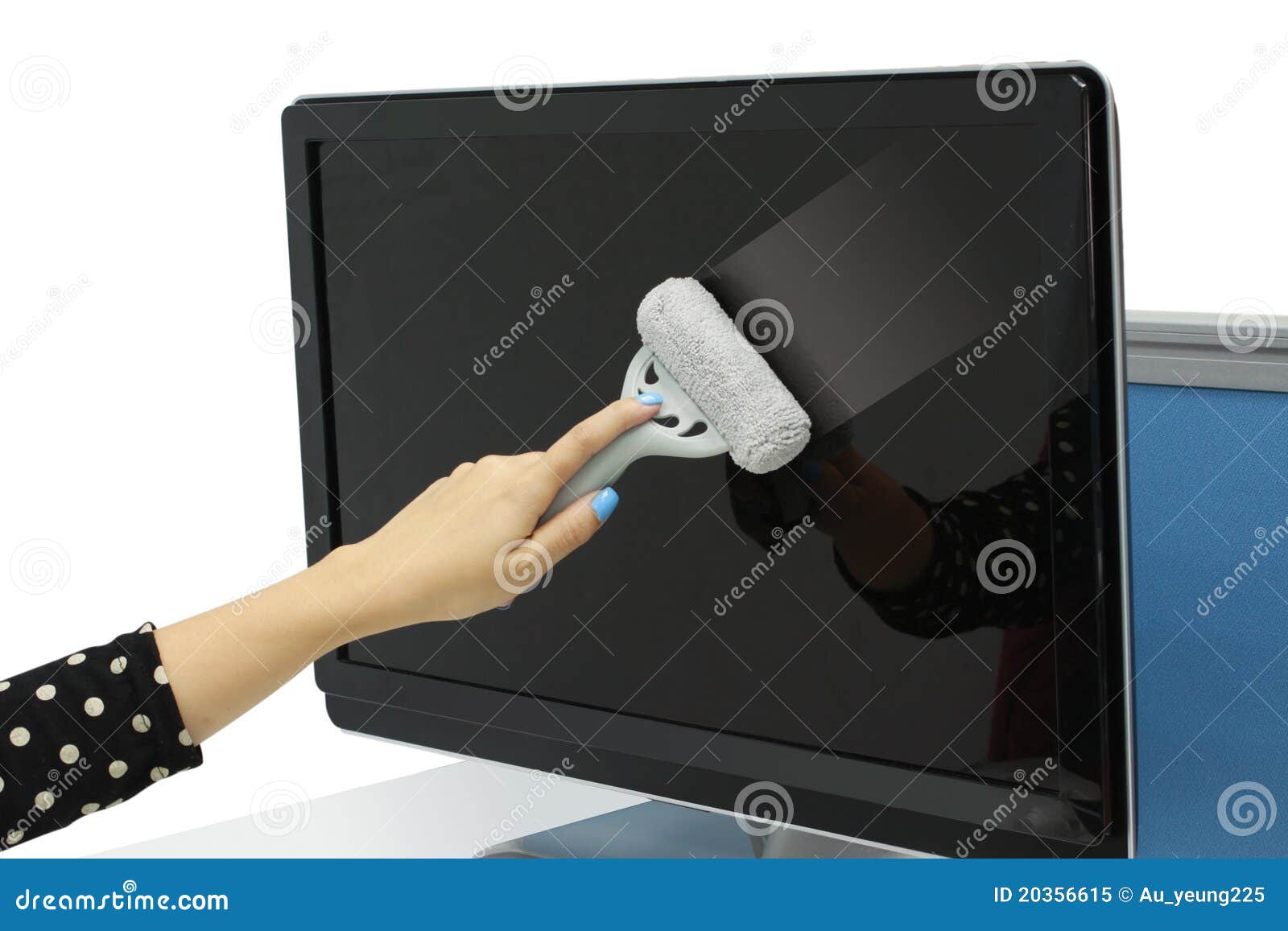 Clean screen stock image. Image of clean, bristles, electronic - 20356615