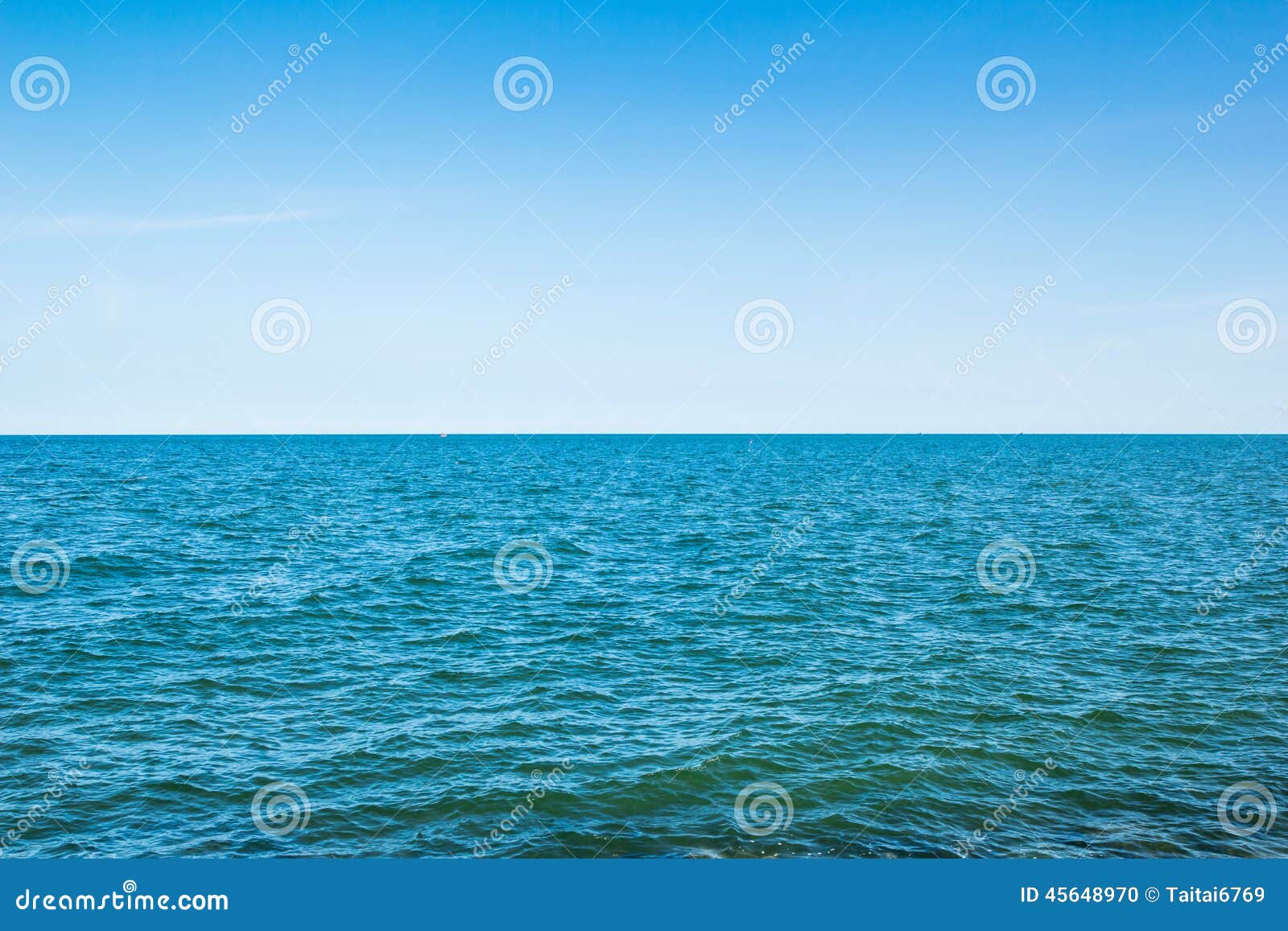 Clean sea on summer stock photo. Image of seascape, water - 45648970
