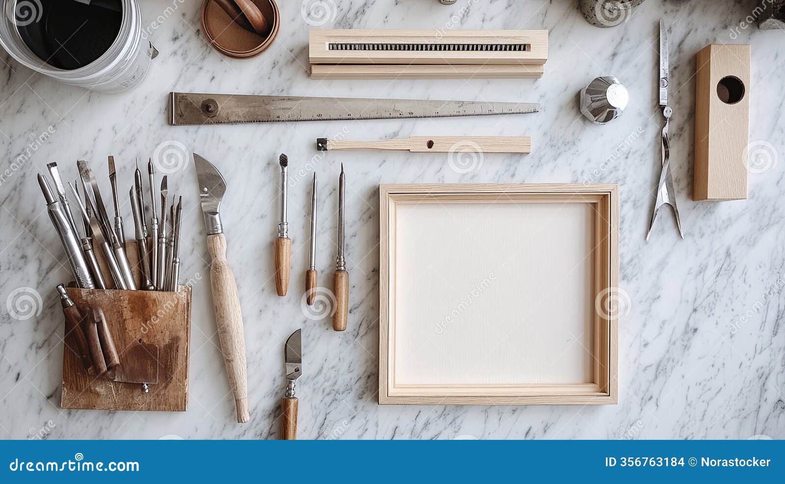 A Clean Setup of Custom Frame-making Tools Styled for Art Services on ...