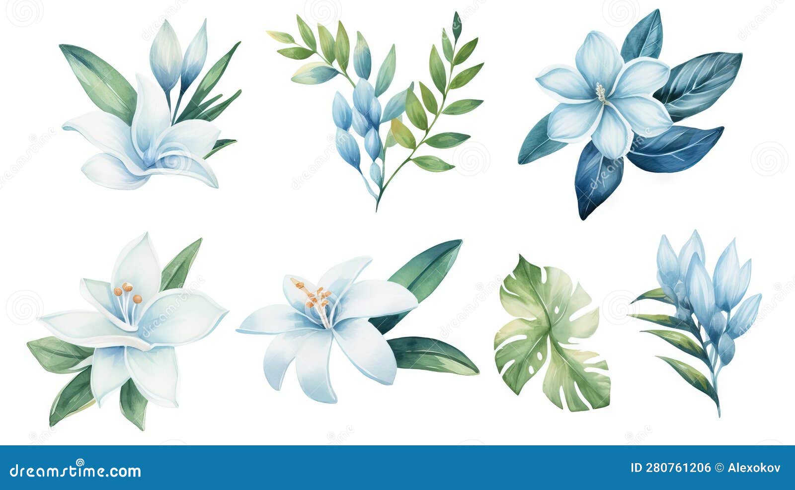 Clean and Sharp Lines on White Watercolor Background Stock Illustration ...