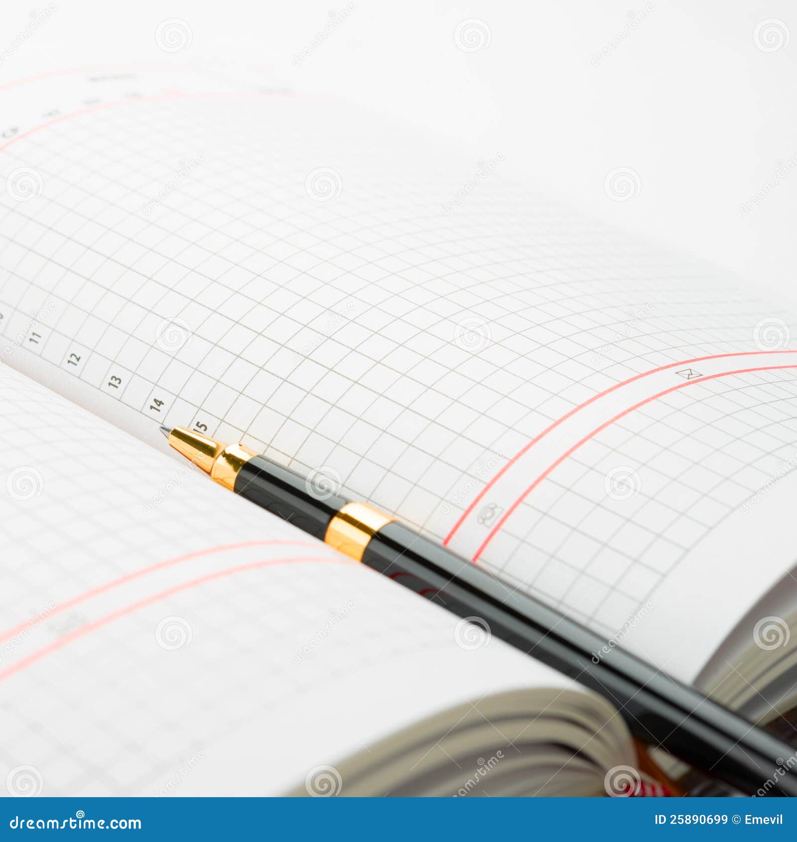 Clean sheet of notebook stock image. Image of gold, office - 25890699