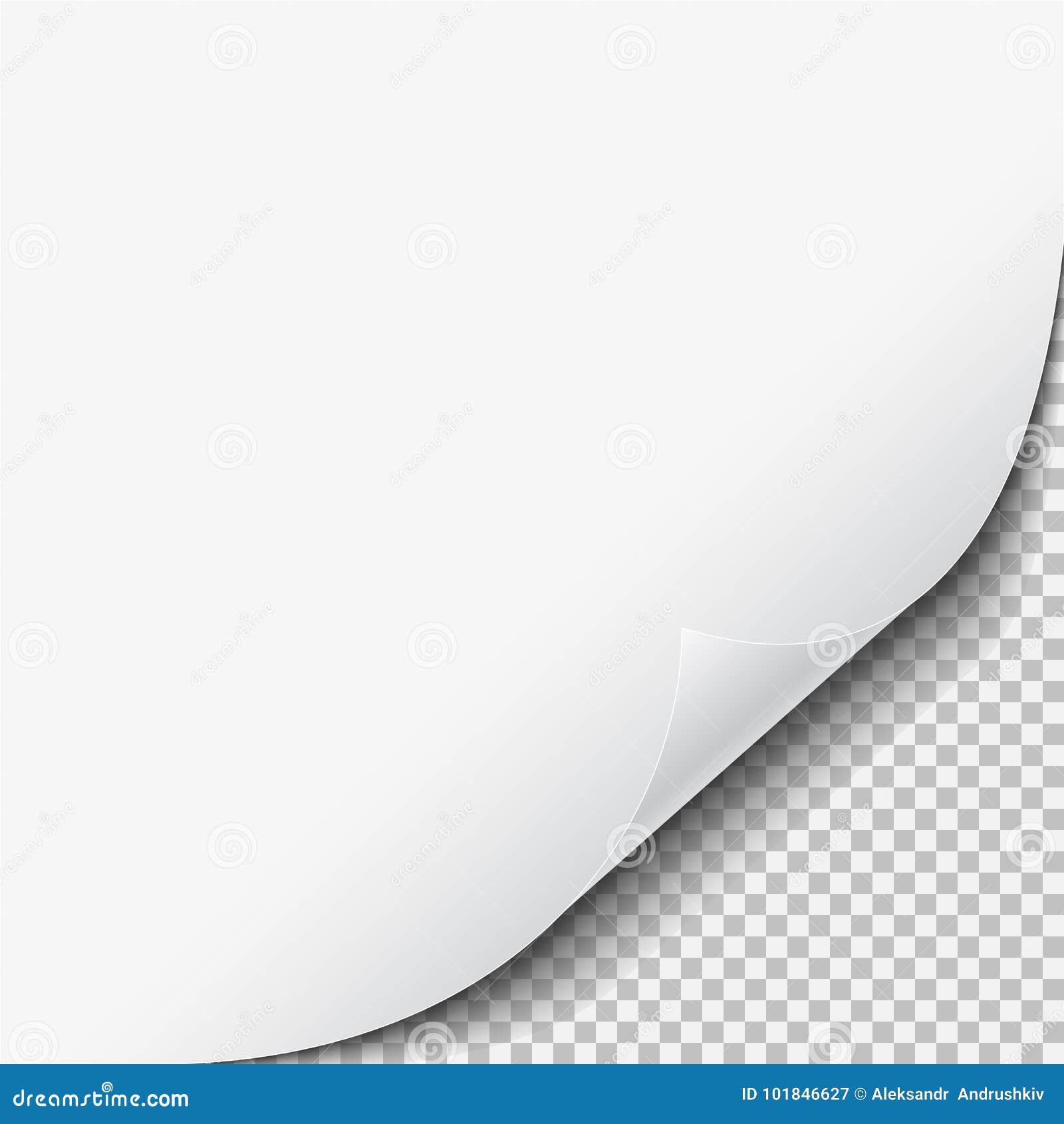 Clean sheet stock vector. Illustration of space, isolated - 101846627