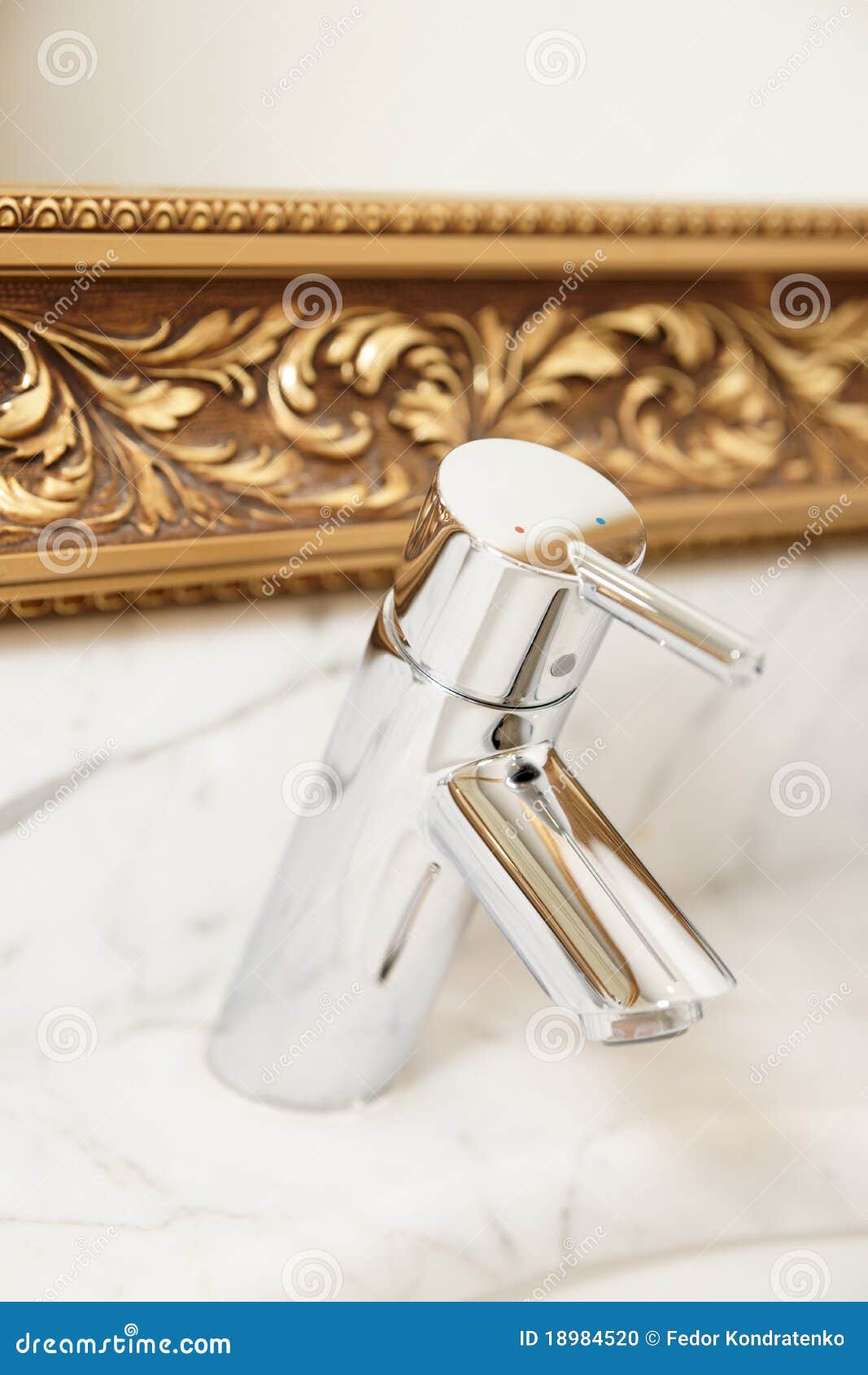 Clean and shiny tap stock photo. Image of mirror, white - 18984520