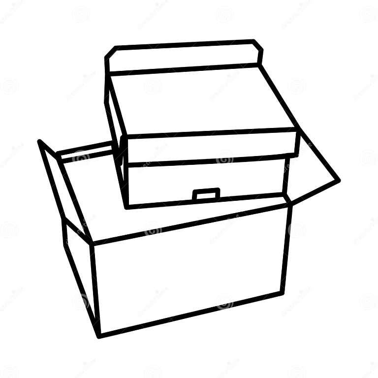 Simple Box Outline: Versatile Vector Graphic Icon Stock Vector ...