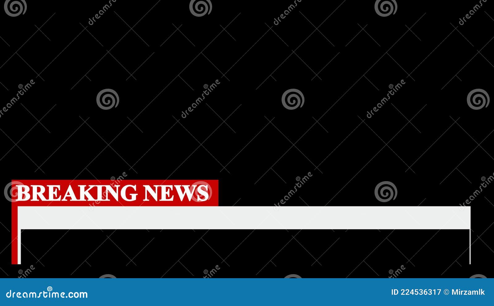 Clean and Simple Breaking News Overlay in High Resolution, Alpha ...