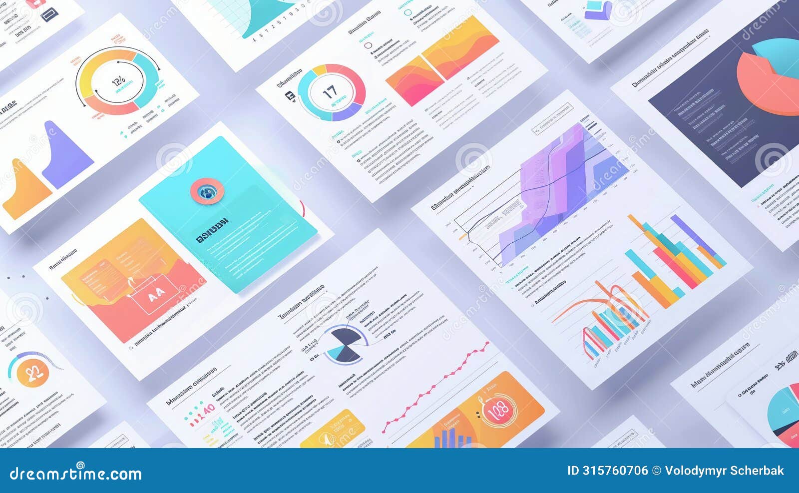 Clean and Simple Business Design Templates of Business Plans Stock ...