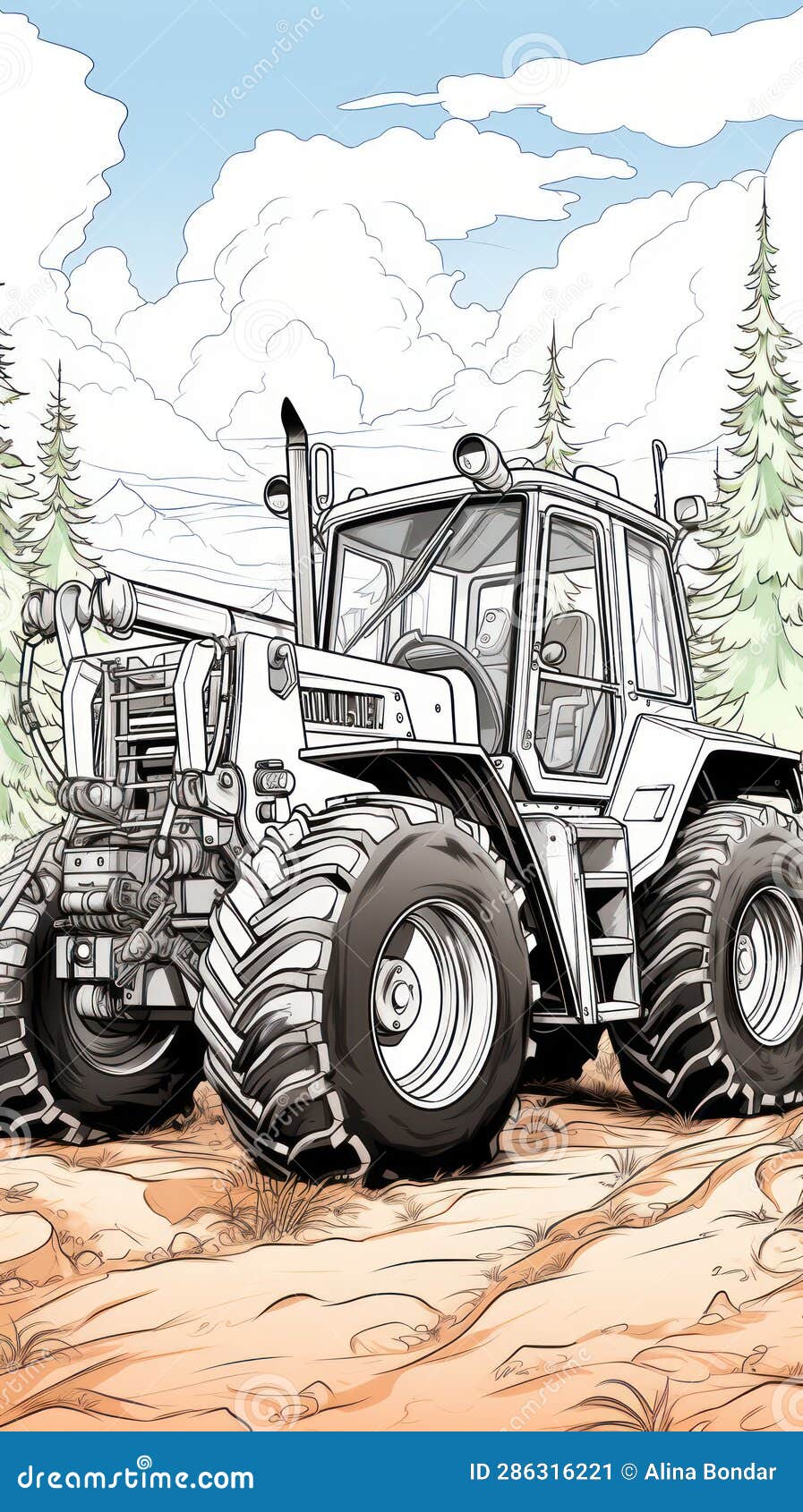 Simple Backhoe Loader Digger Silhouette Vector Illustration ...