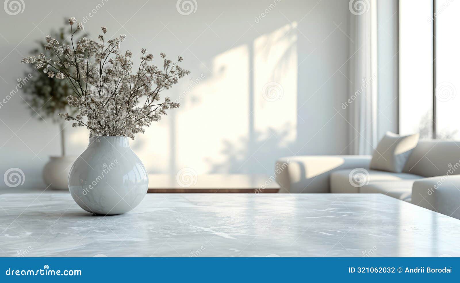 Clean and Simple Table Background for Decor Display. Stock Illustration ...