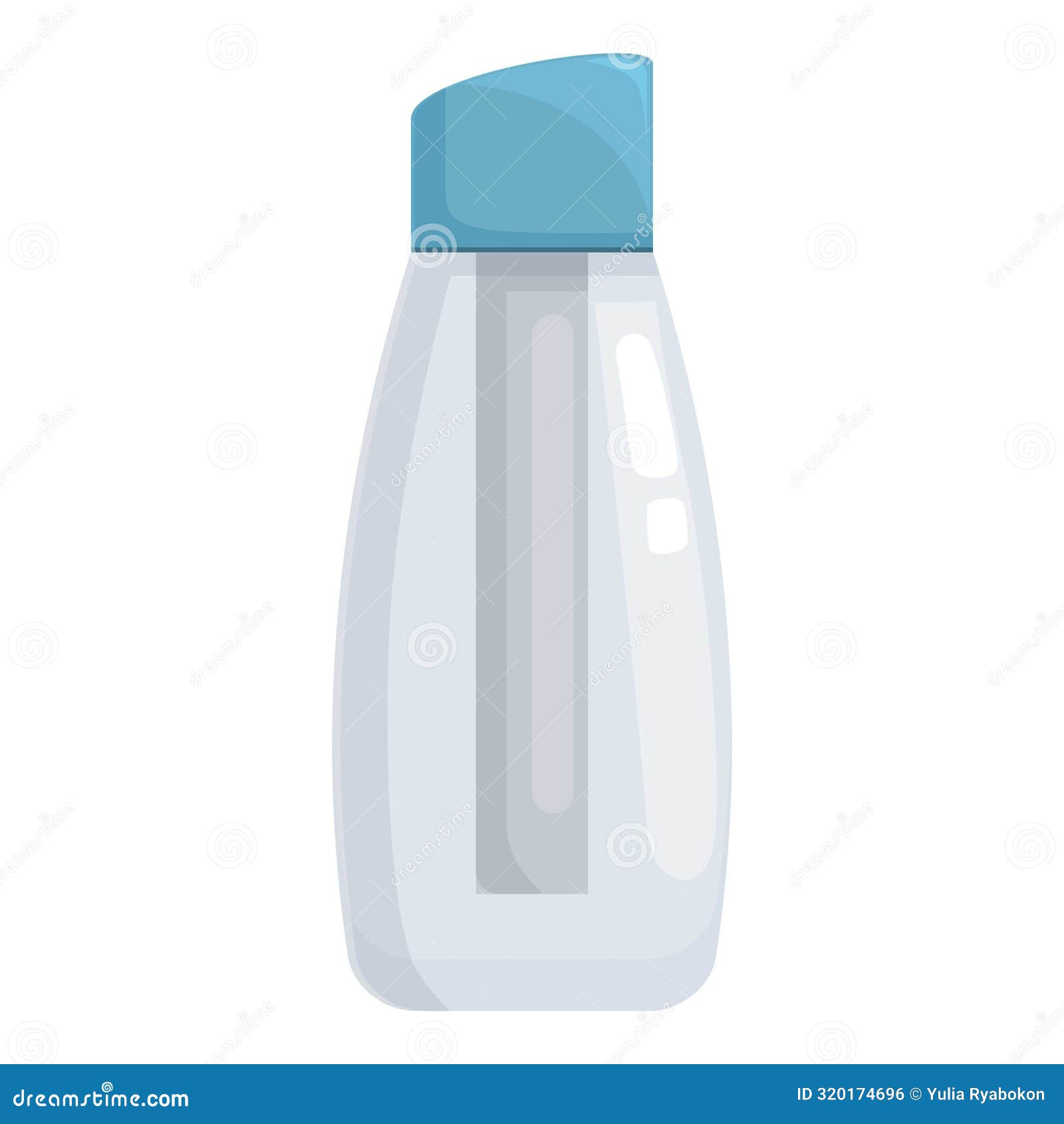 Vector Illustration of a Shampoo Bottle Stock Vector - Illustration of ...
