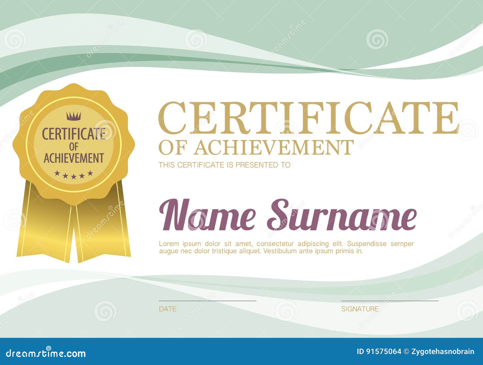 Simply Award Medal Badge With Star Icon. Certificate Ui Symbol. Stamp ...