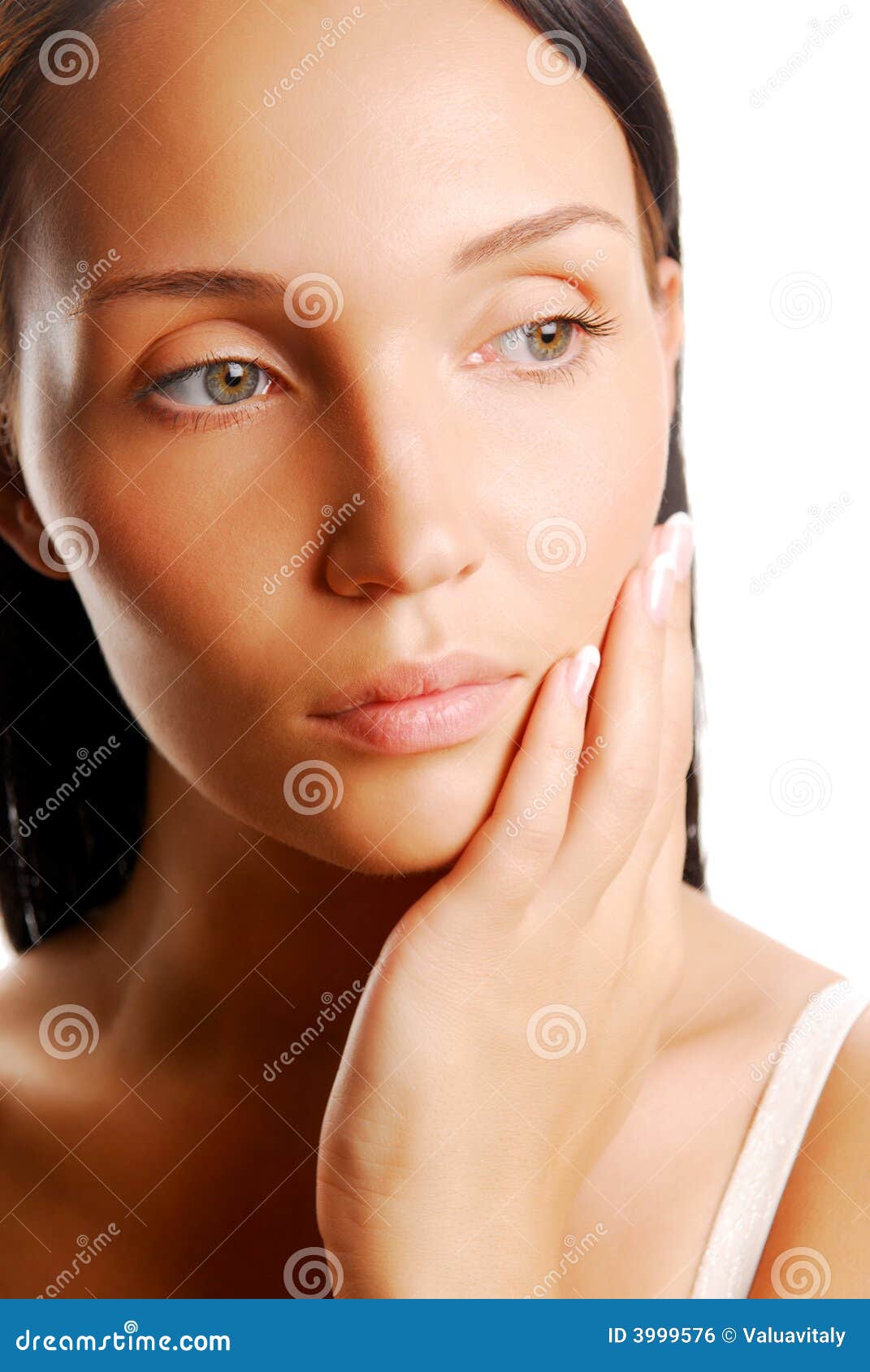 Clean skin stock photo. Image of healthy, white, vertical - 3999576