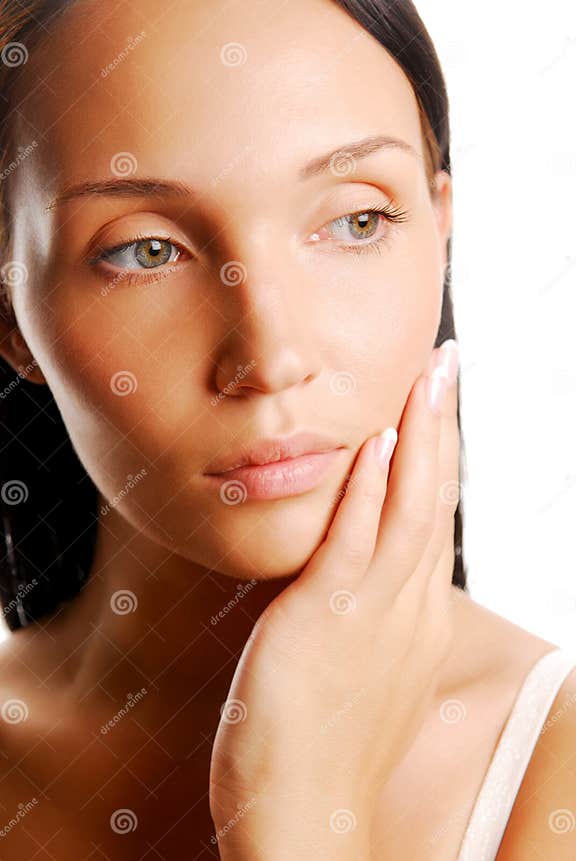 Clean skin stock photo. Image of healthy, white, vertical - 3999576