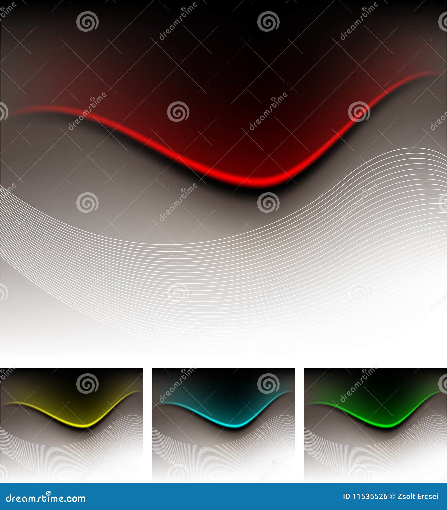 Clean Smooth Wave Background Stock Vector - Illustration of report ...