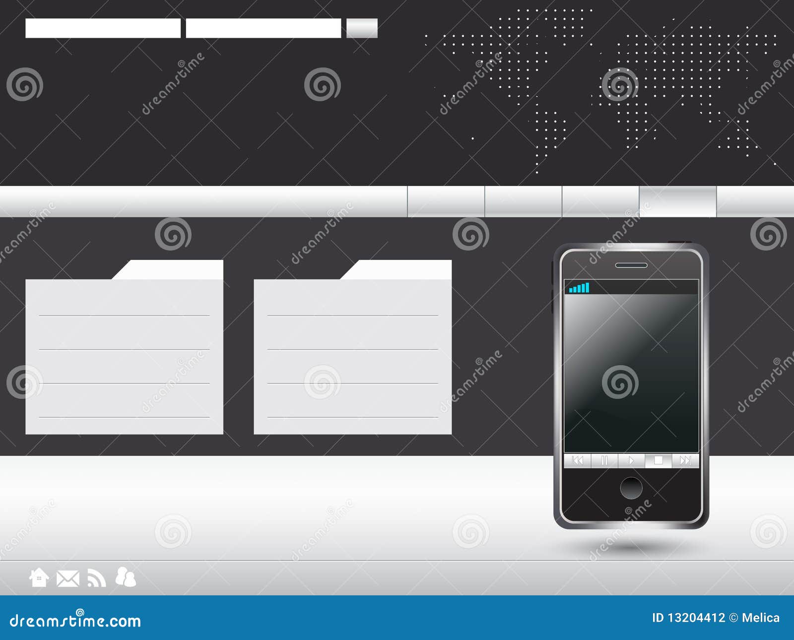 Clean and Sophisticated Modern Layout Stock Vector - Illustration of ...