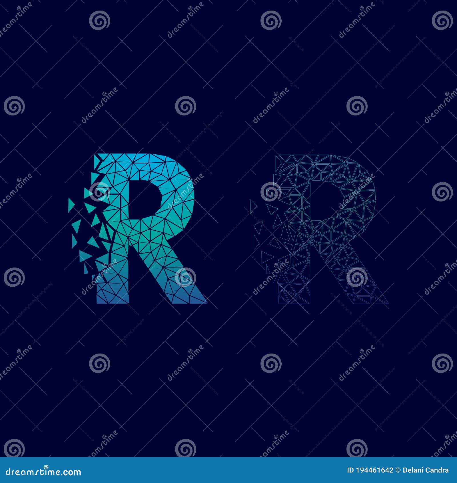 Clean and Sophisticated R Letter Logo Style Stock Vector - Illustration ...