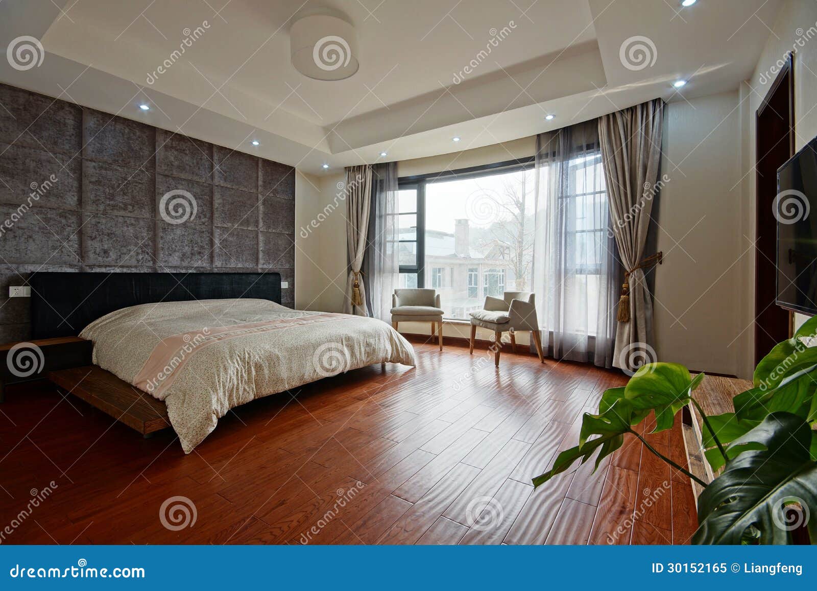 Bedroom stock image. Image of cleaning, living, design - 30152165