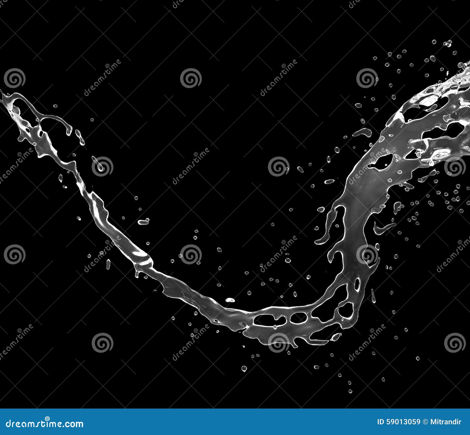 Clean splash of water stock illustration. Illustration of motion - 59013059