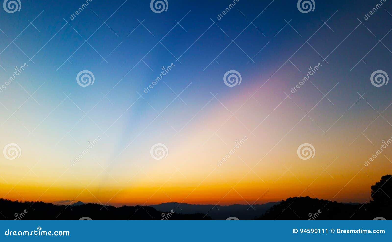 Clean Sunset stock image. Image of definition, woods - 94590111