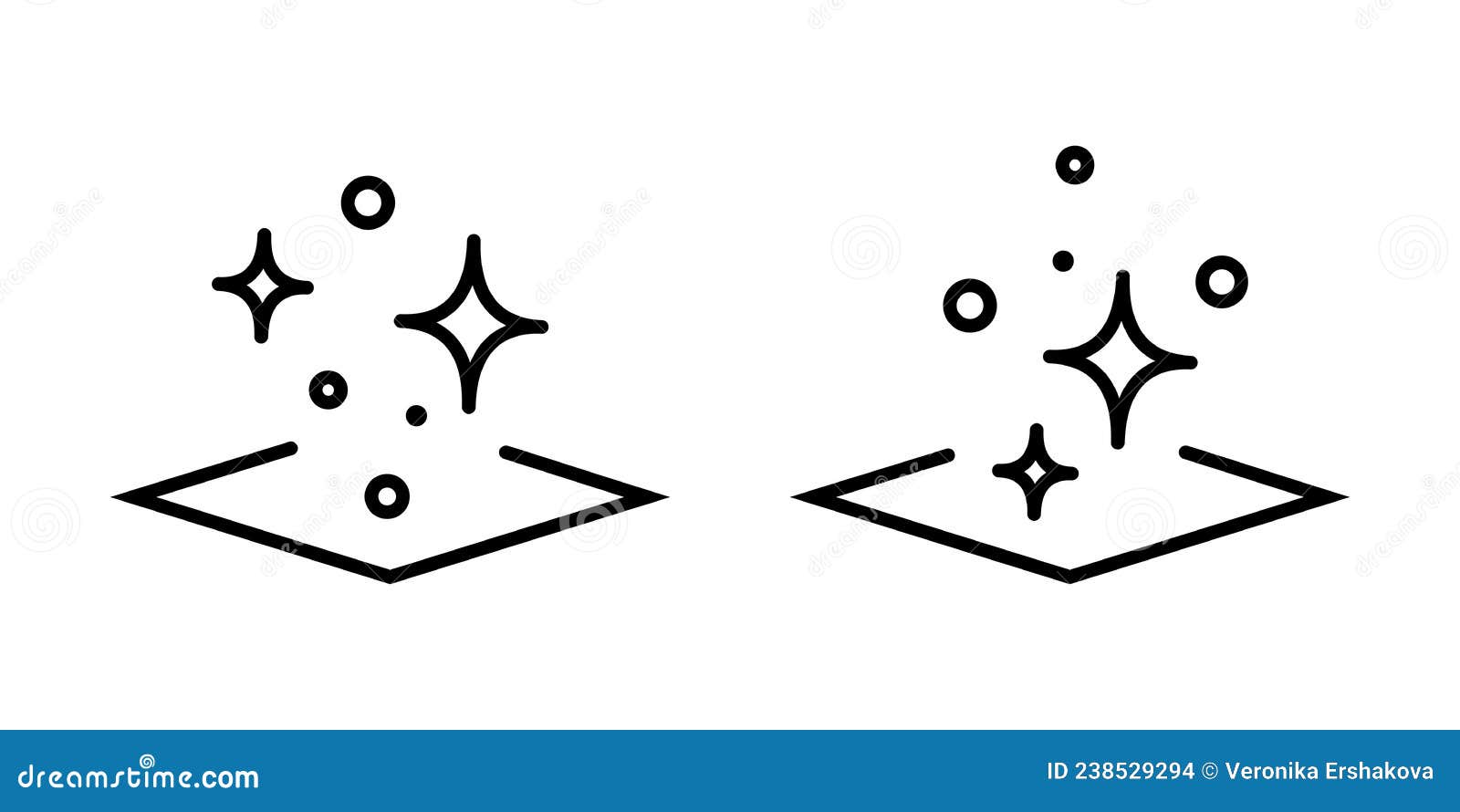 Clean Surface Icon. Vector Easy Cleaning Symbol Stock Vector ...