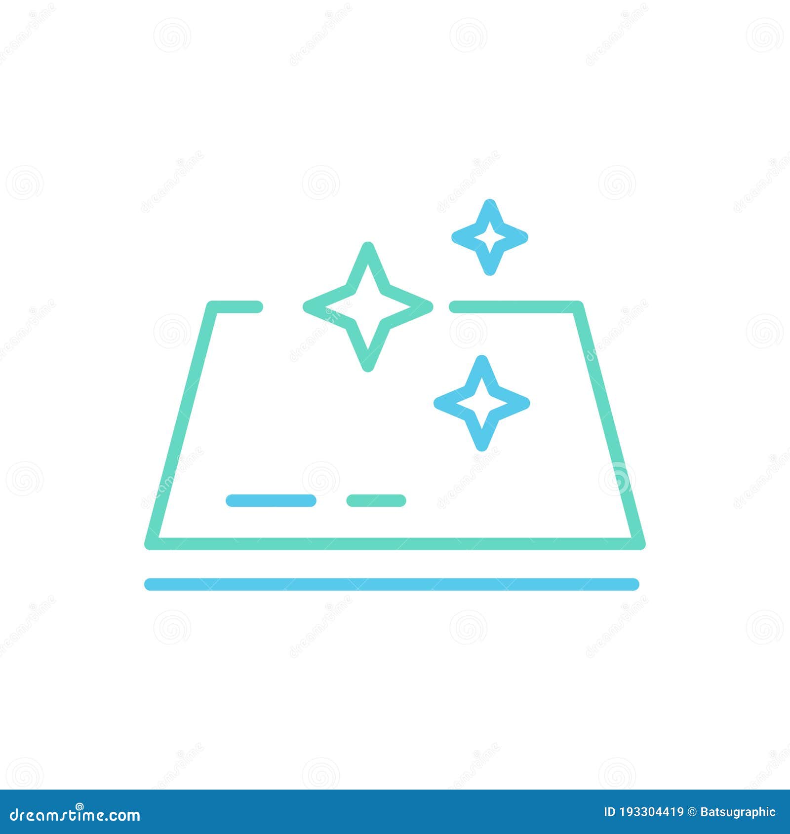 Clean Surface Vector Icon Logo Design Stock Vector - Illustration of ...