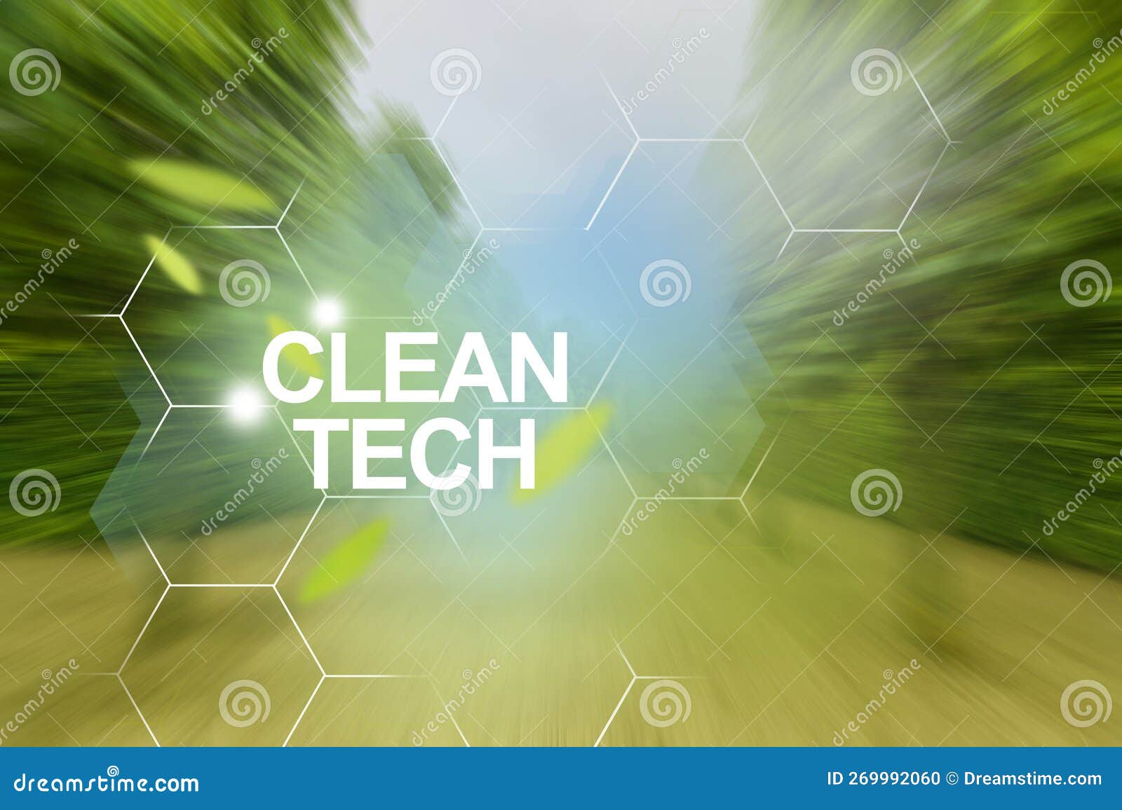 Clean Technologies for Safe Environment and Energy Saving. Stock Photo ...