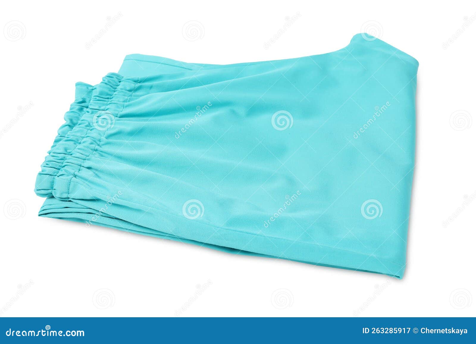 Clean Turquoise Medical Uniform Isolated on White Stock Image - Image ...