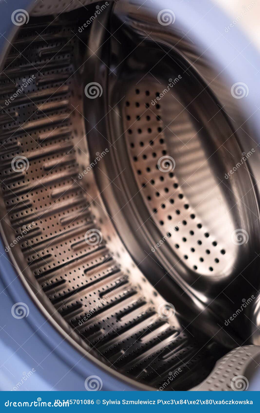 Clean Working Washing Machine Inside the Drum Stock Photo - Image of ...