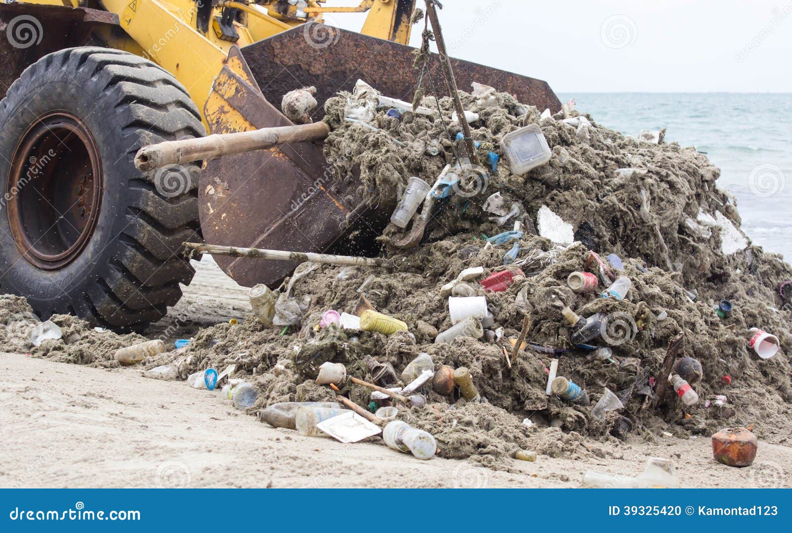 Clean Up Garbage on the Seashore on Trails Stock Photo - Image of ...